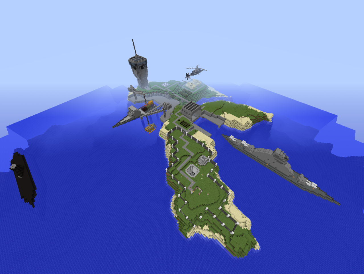 Military Base Minecraft Map