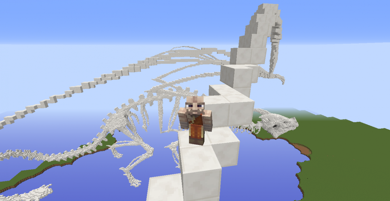 Dragon Skeleton by Ichi Minecraft Map