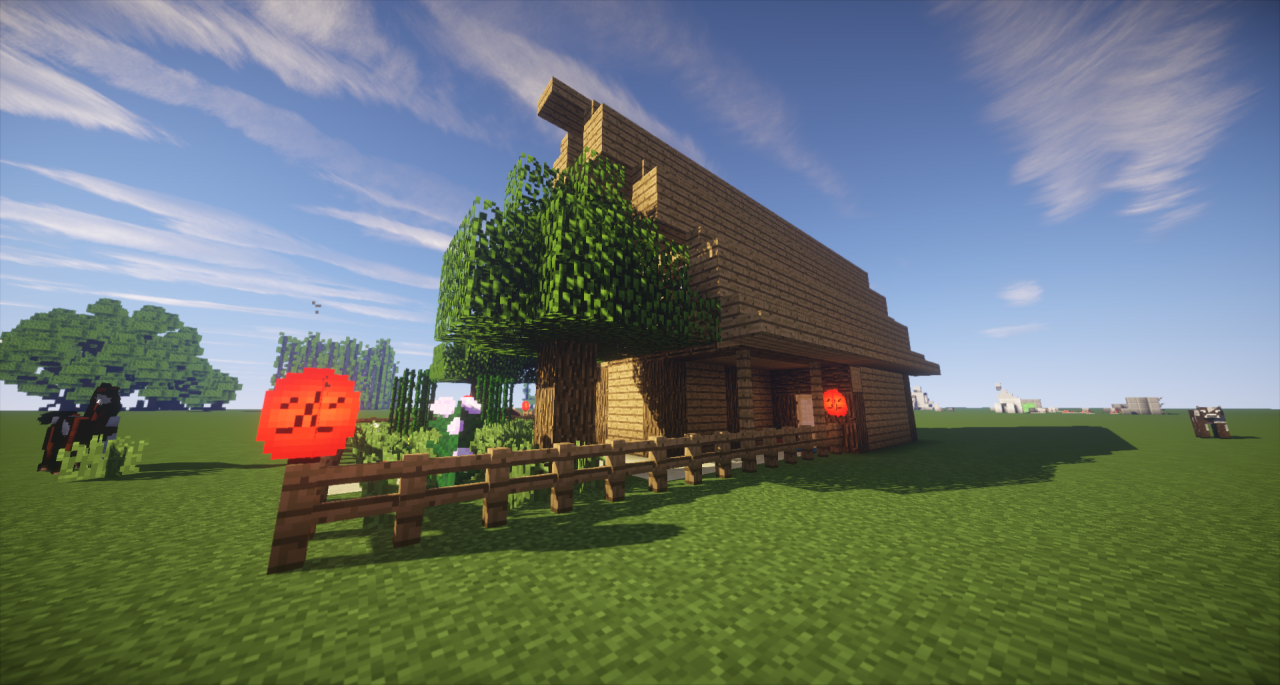 Rural House - Gambrel-ish Style Roof Minecraft Map