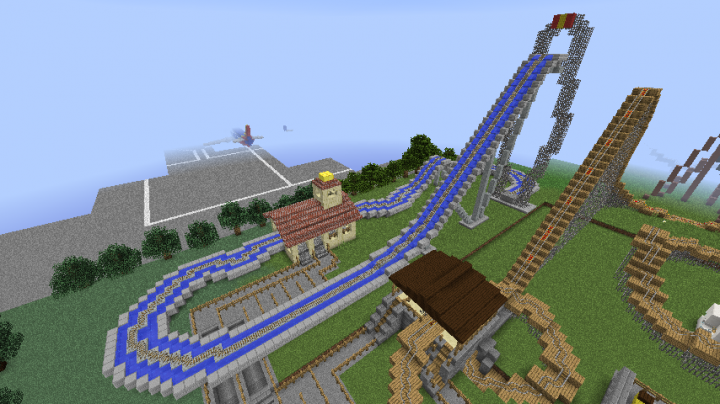 Diablo Gulch Intamin Hyper Splash! Minecraft Map