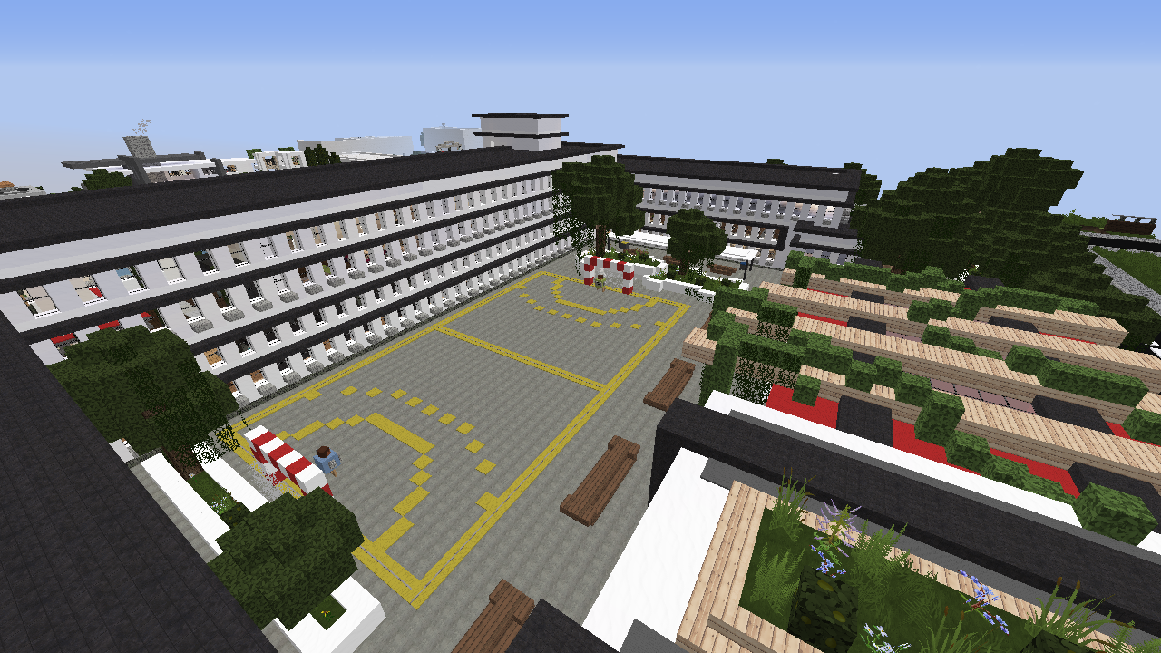 Modern school / école moderne -~-by asunoir-~- Minecraft Map