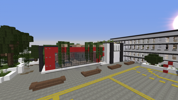 Modern school / école moderne -~-by asunoir-~- Minecraft Map