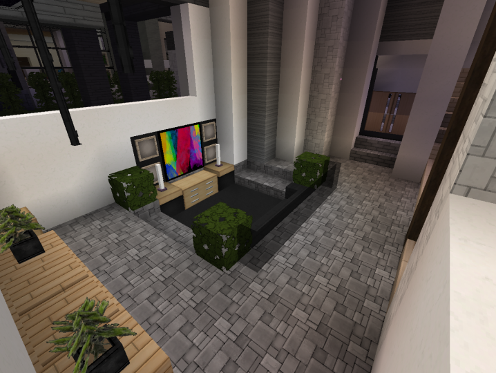 Modern villa Minecraft Map