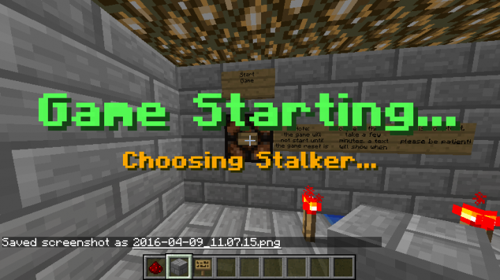 The Stalker - Minigame Minecraft Map
