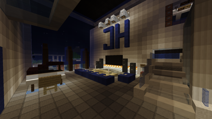 Modern Loft | Ocean-View House Minecraft Map