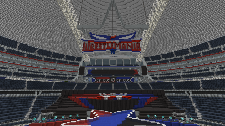 WrestleMania 32 Stage&Arena Minecraft Map