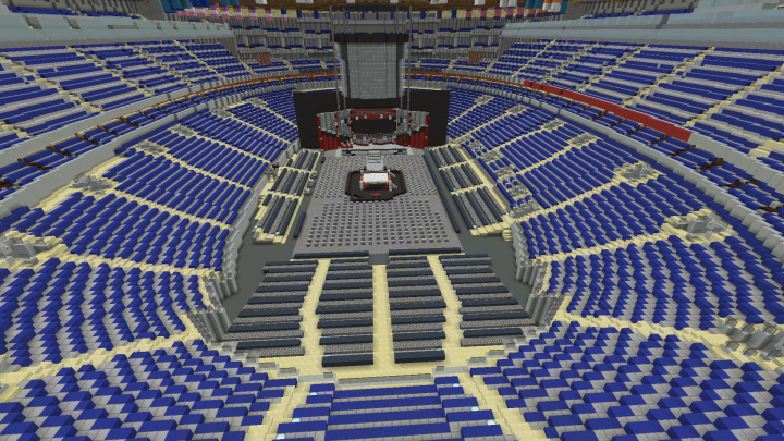 Madison Square Garden-WWE Raw 2015 Minecraft Map