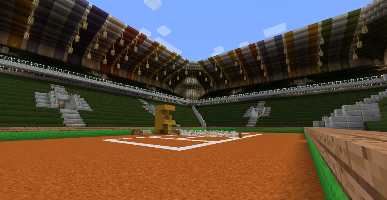 Tennis Court Minecraft Map