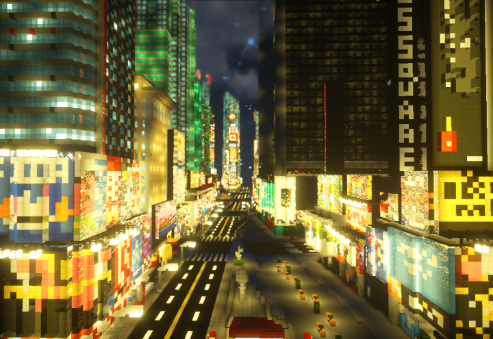 Times Square Minecraft Map