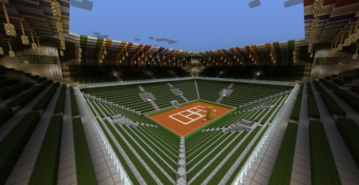 Tennis Court Minecraft Map