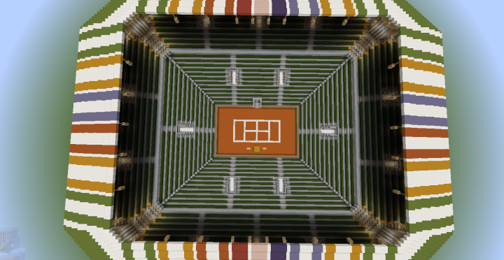 Tennis Court Minecraft Map
