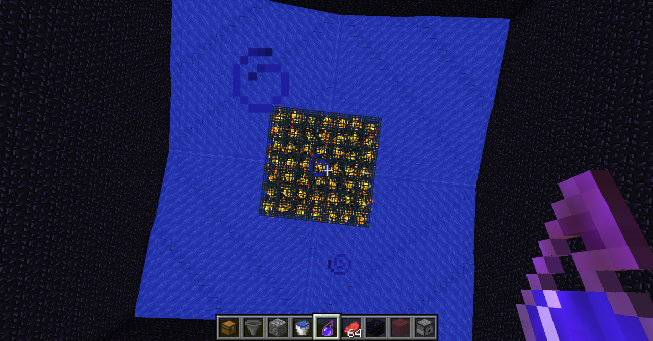 Corner Claim Factions base With many Grinders Minecraft Map