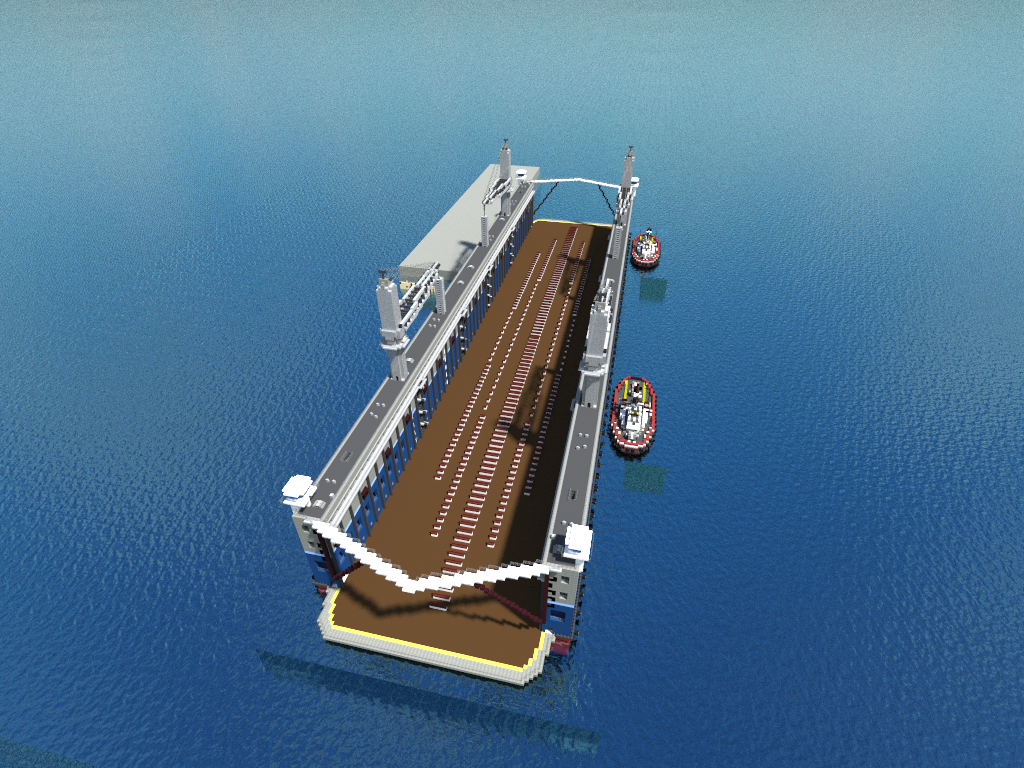 Floating drydock Minecraft Map