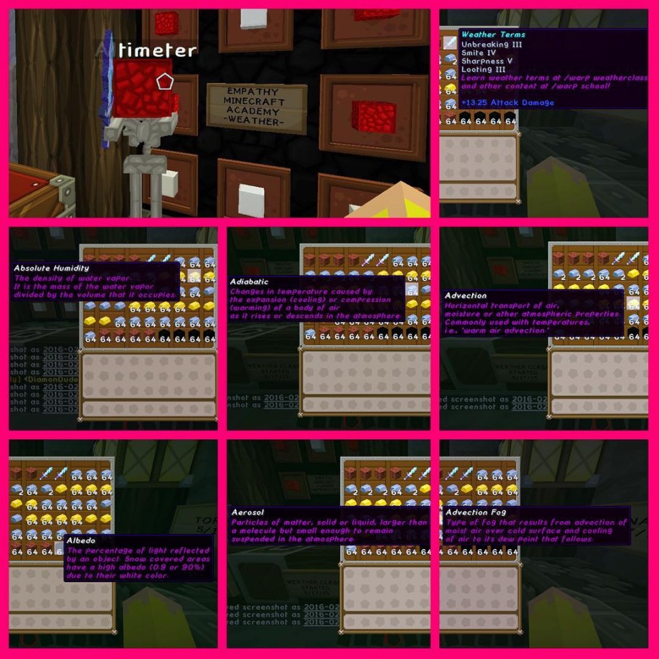 Weather Terms Minecraft Map