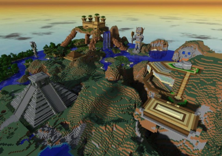 Taka Tikia, the Tiki village Minecraft Map