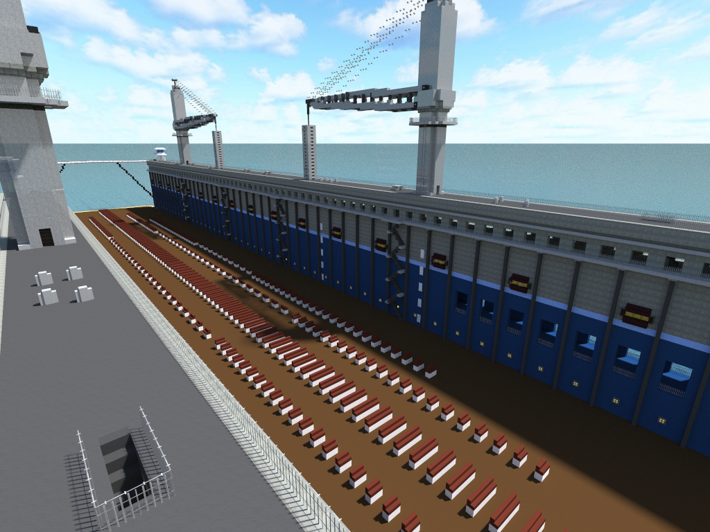 Floating drydock Minecraft Map