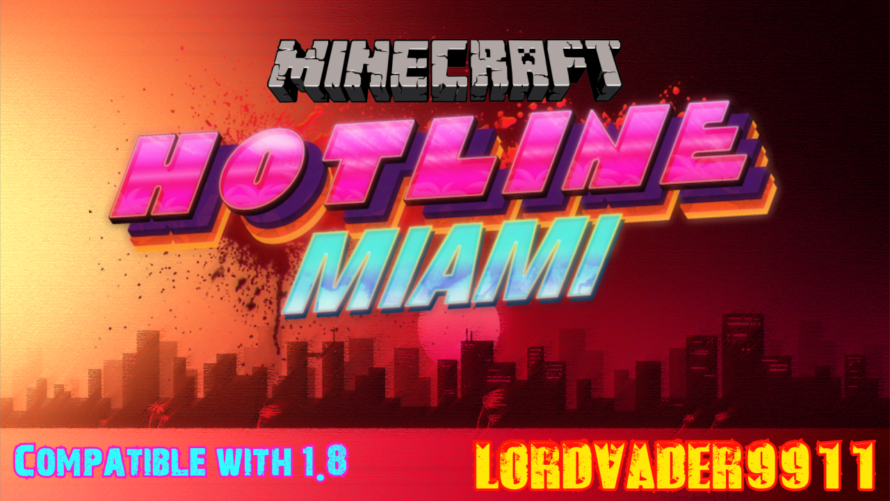 [OLD] HOTLINE MIAMI MAP (1.8 only) Minecraft Map