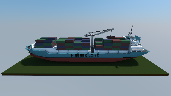 Medium Maersk Container Ship [+Download] Minecraft Map