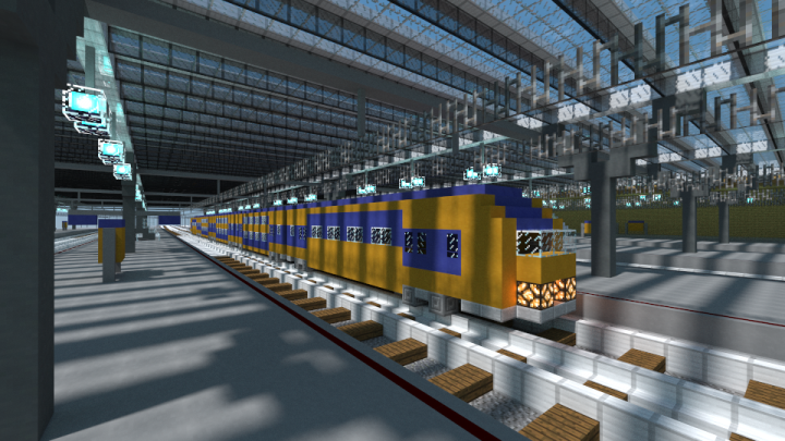 Minecraft NS treinen / Dutch trains Minecraft Map