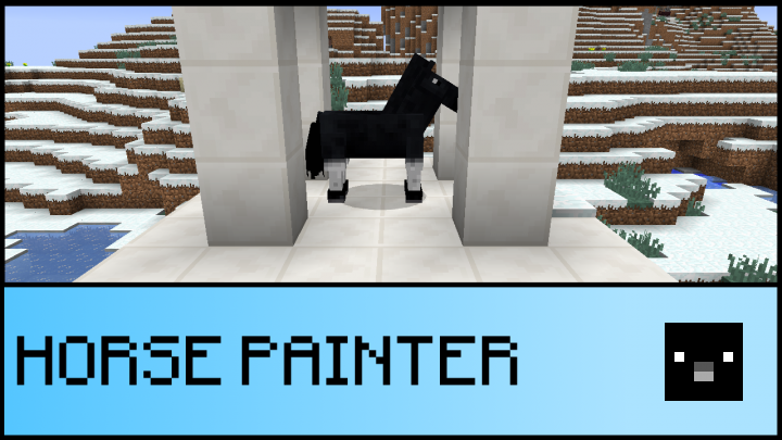 Horse painter in one command! Minecraft Map