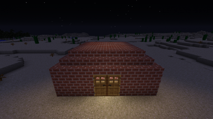 Simple Brick House for Survival (1.8.9) Minecraft Project