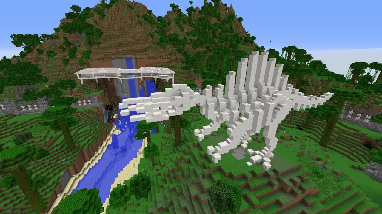 Jurassic World Isla Nublar v3 for Jurassicraft 2.0 Minecraft Dinosaurs ...