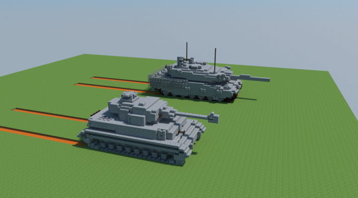 Germany M.B.T Leopard 2A4 (4:1) Minecraft Map