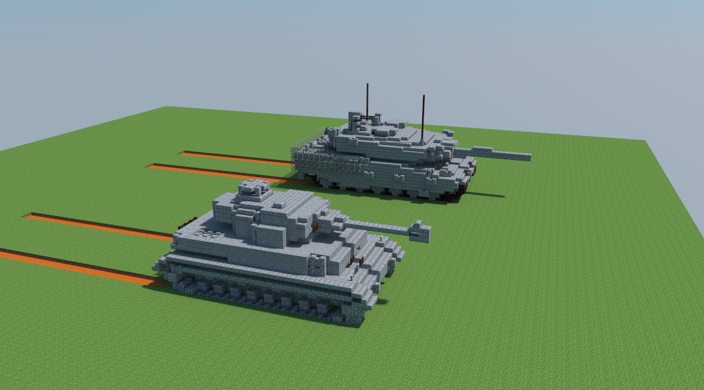 Germany M.B.T Leopard 2A4 (4:1) Minecraft Map