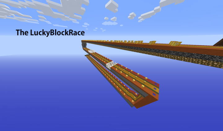 LuckyBlock Race v1.0 Minecraft Map