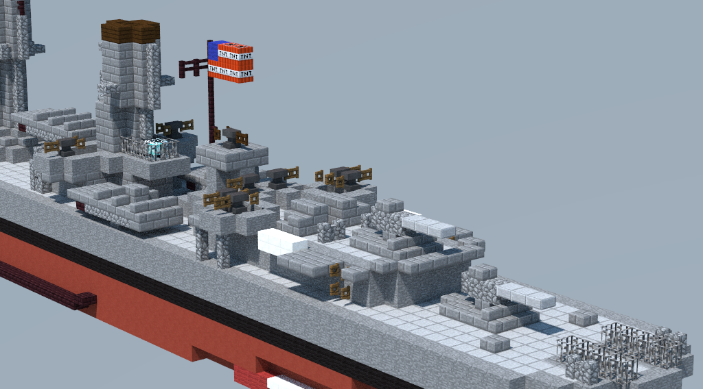 USS Destroyer Mahan Minecraft Map