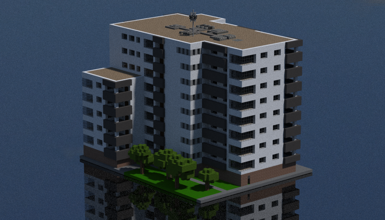 Realistic Apartment Complex: 200th Subscriber Special - LPC Minecraft Map