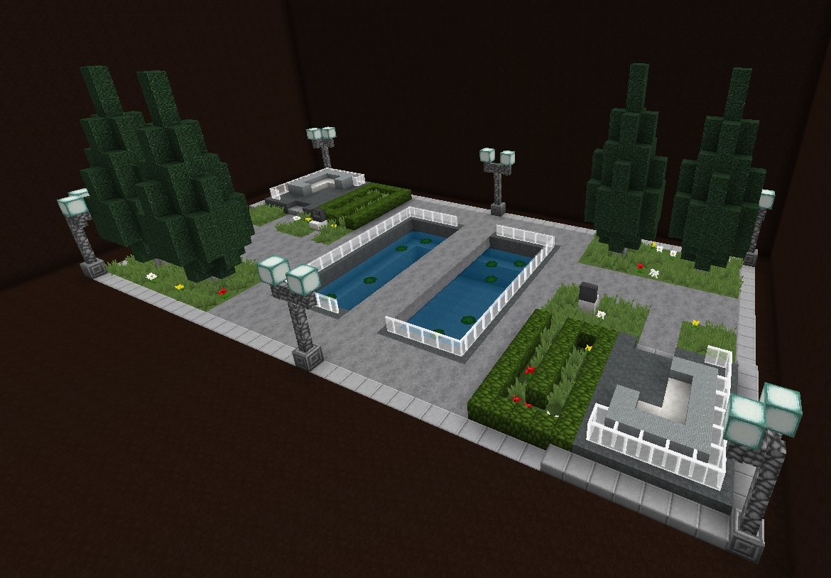 Modern Town Square version 1 Minecraft Map