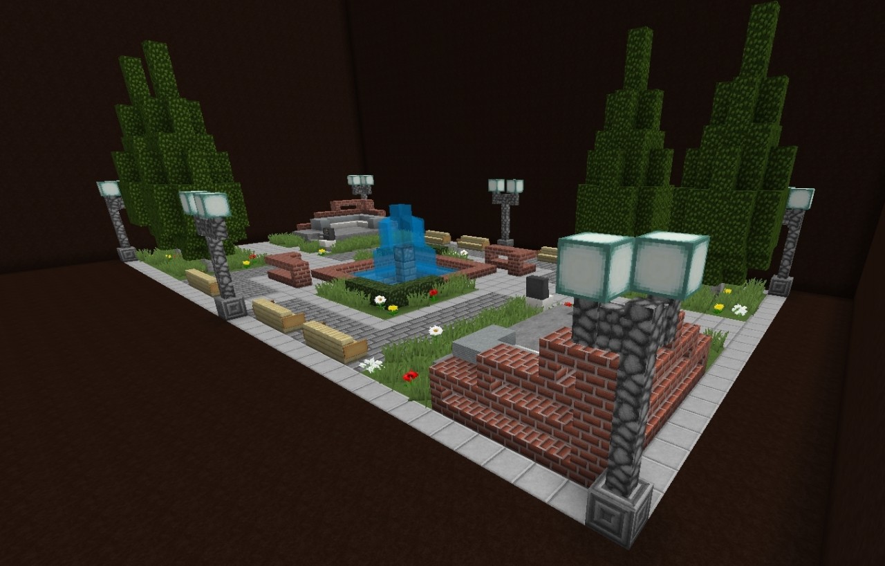 Modern Town Square version 2 Minecraft Map