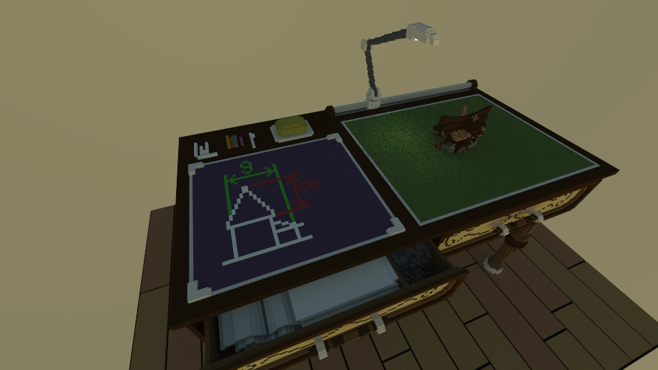 Modelers Table Minecraft Map