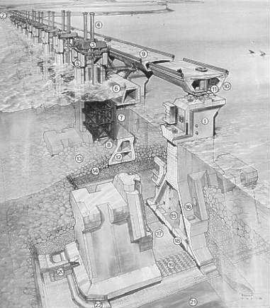 Oosterscheldekering (East Scheldt Storm Surge Barrier) Minecraft Map