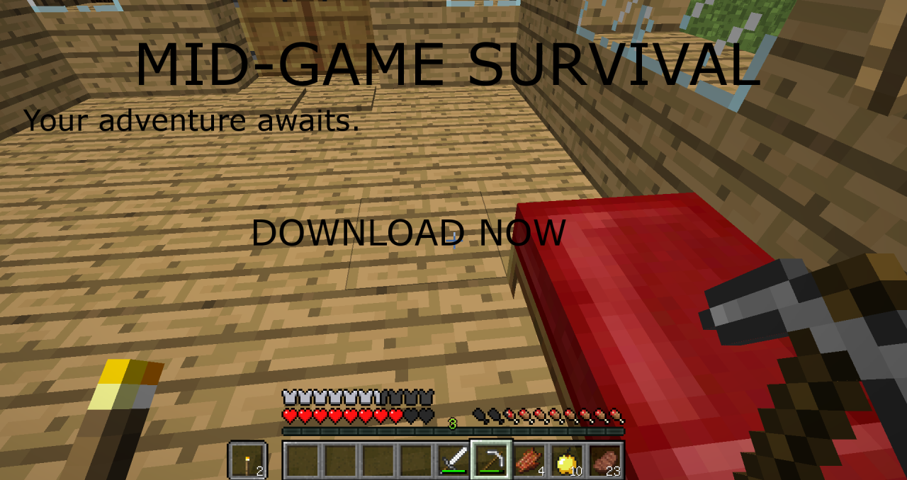 Mid-Game Survival Minecraft Map