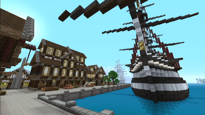 Ship of the line [ HMS Iron Knight ] Minecraft Map