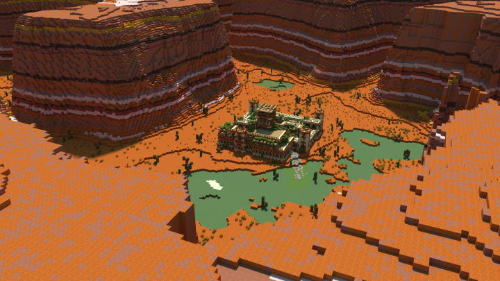 Desert Oasis Minecraft Map