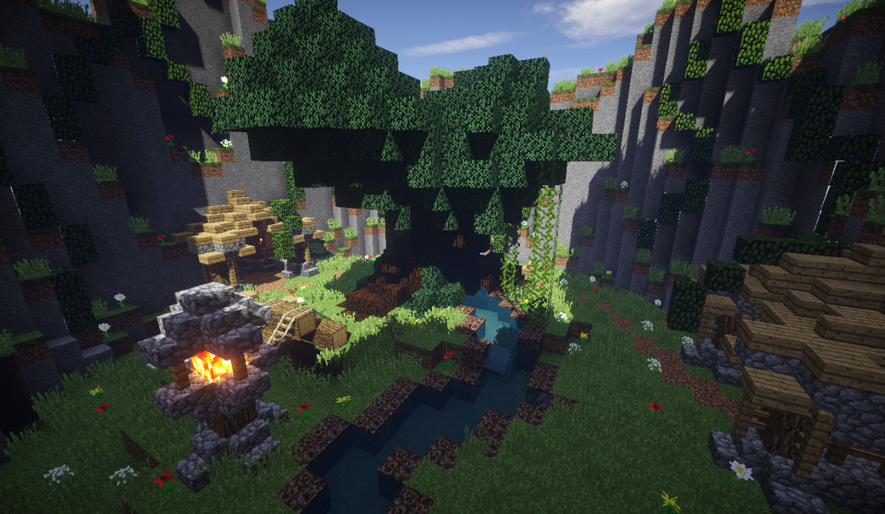 ArenaPVP 1v1 "NATURE" Minecraft Map