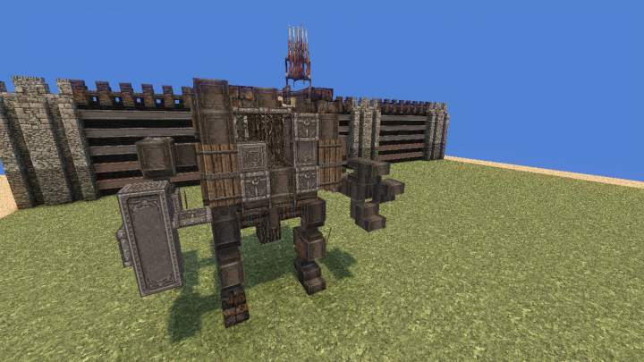 Dwarven Mech - Schematic #WeAreConquest Minecraft Map