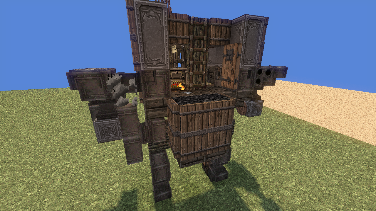 Dwarven Mech - Schematic #WeAreConquest Minecraft Map