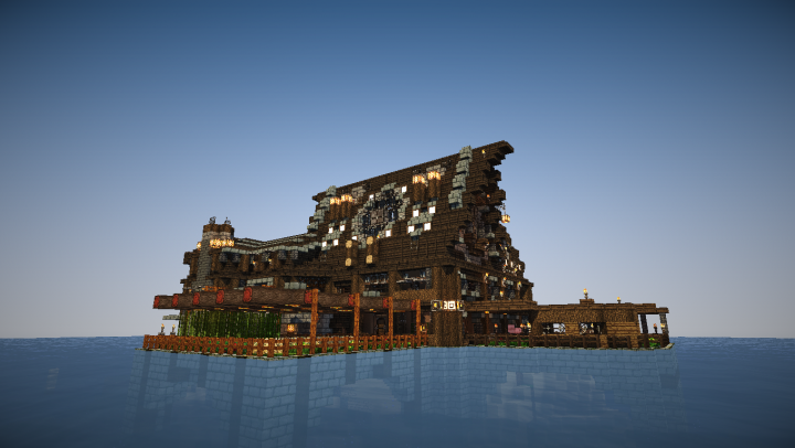 Medi-evil Ocean Mansion Minecraft Map