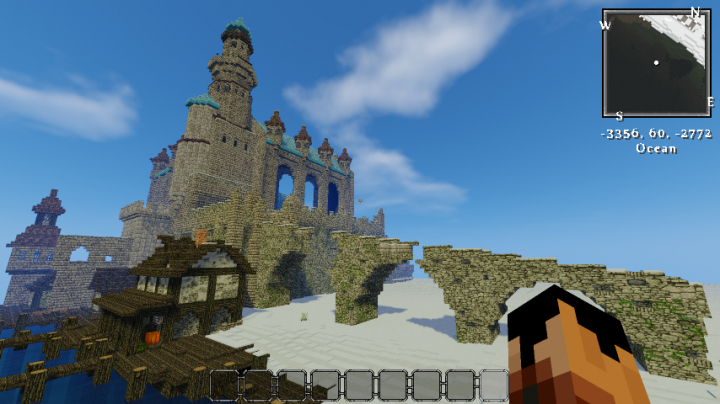 A castle I resenly built form a picture I saw Minecraft Map