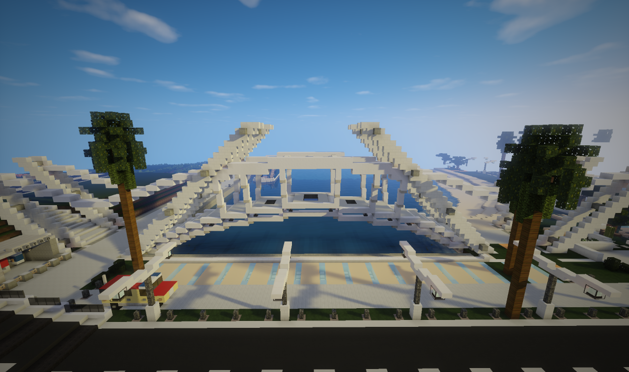 Bridge Pack, for pedestrian, car and train Minecraft Map