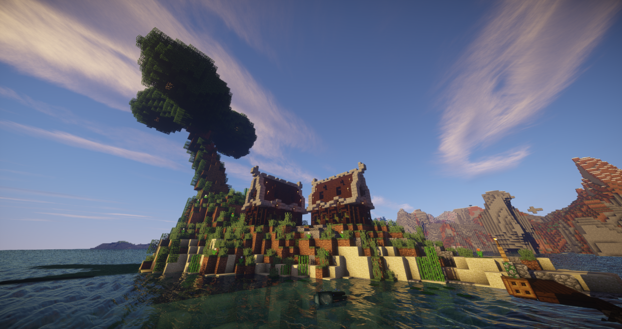 An Island Town Minecraft Map