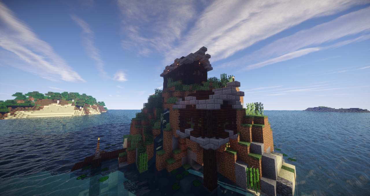 An Island Town Minecraft Map