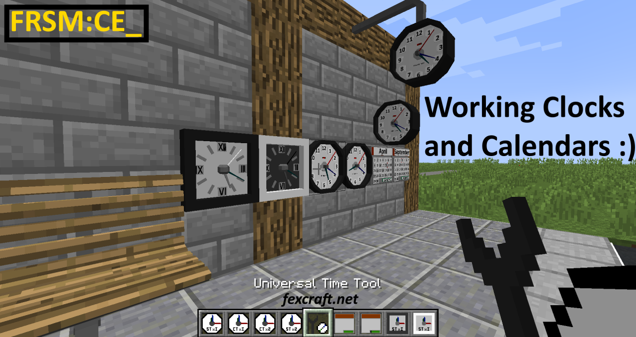 [FRSM:CE_] [Forge | 1.7 - 1.11] Calendar Extension || and also Clocks ...