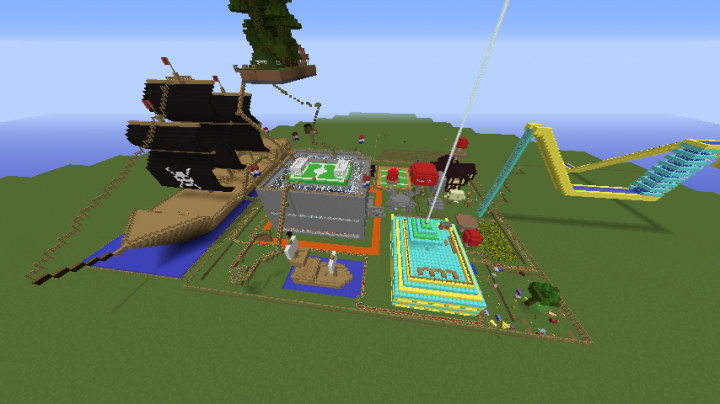 mega building Minecraft Map