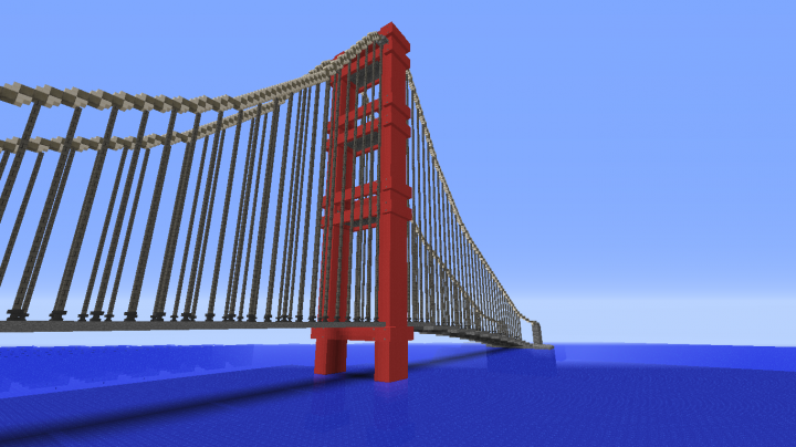 Golden Gate Bridge Minecraft Map