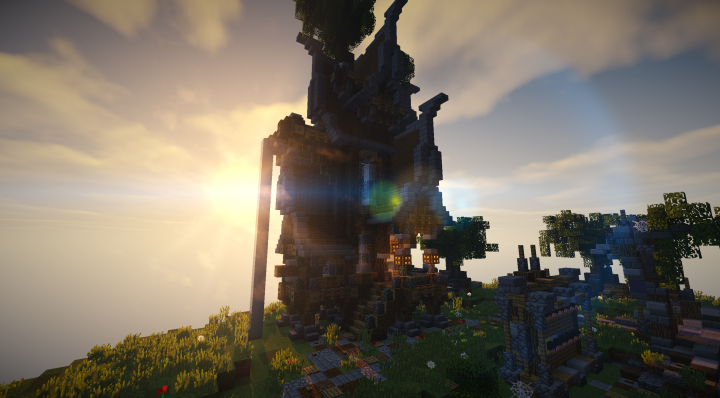 Steampunk Sky-PvP Spawn | FREE DOWNLOAD Minecraft Map